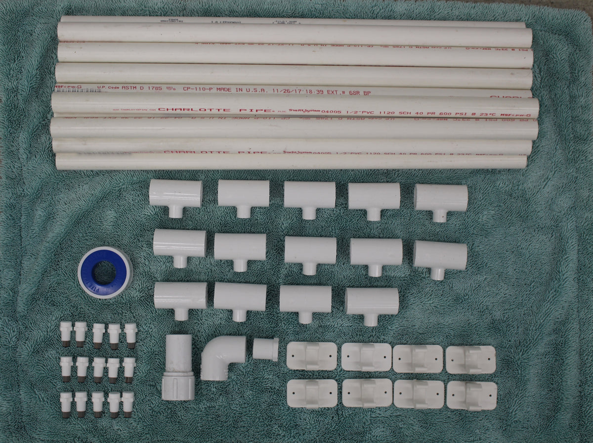 Aqua Misters- 25' Low Pressure PVC Misting System